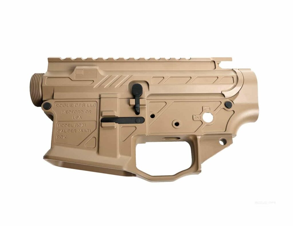 RO21 AMBI BILLET RECEIVER SET-FDE - Rogue Ops | Precision AR Rifles ...